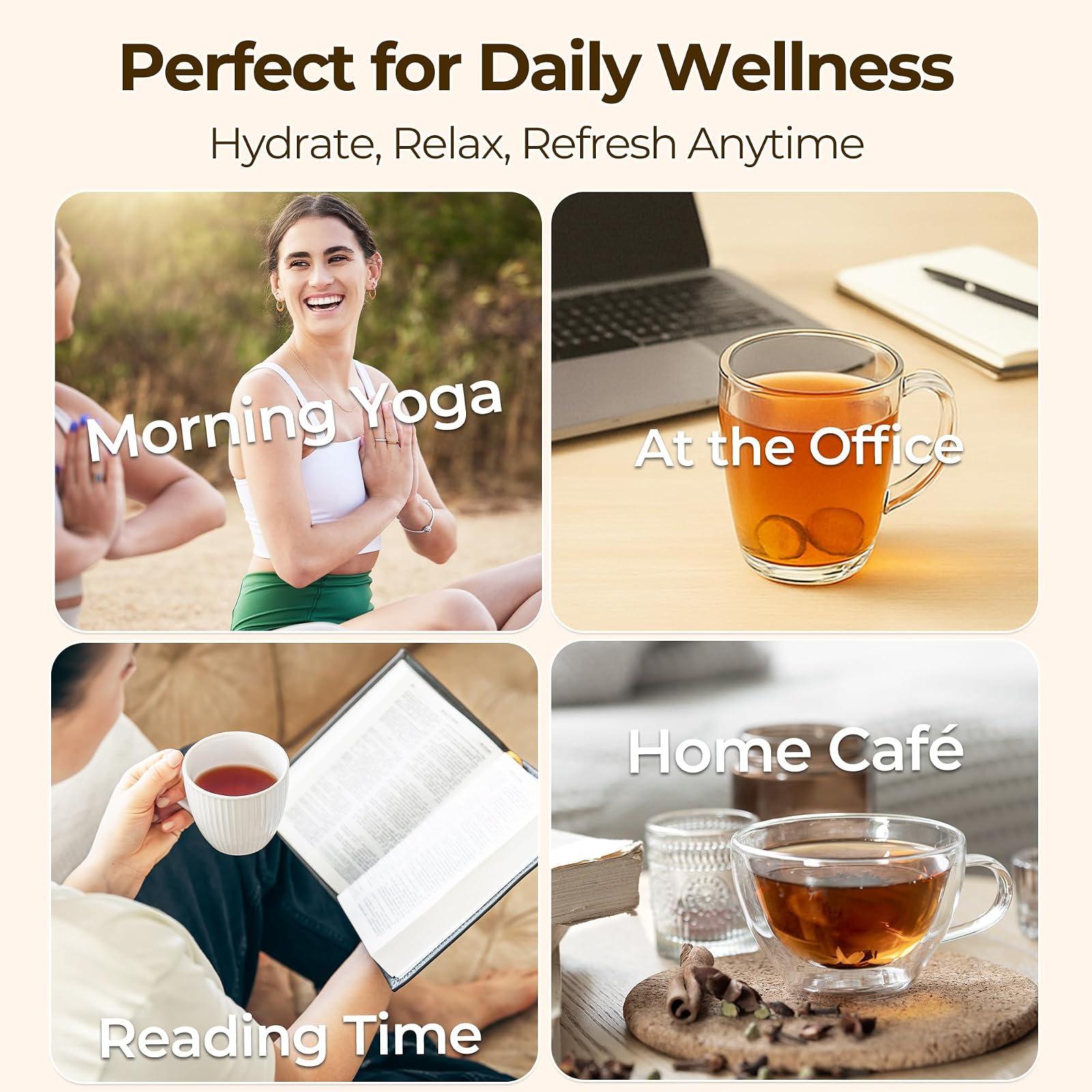 caffeine-free burdock root drink