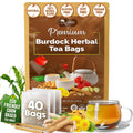 caffeine-free burdock root tea bags