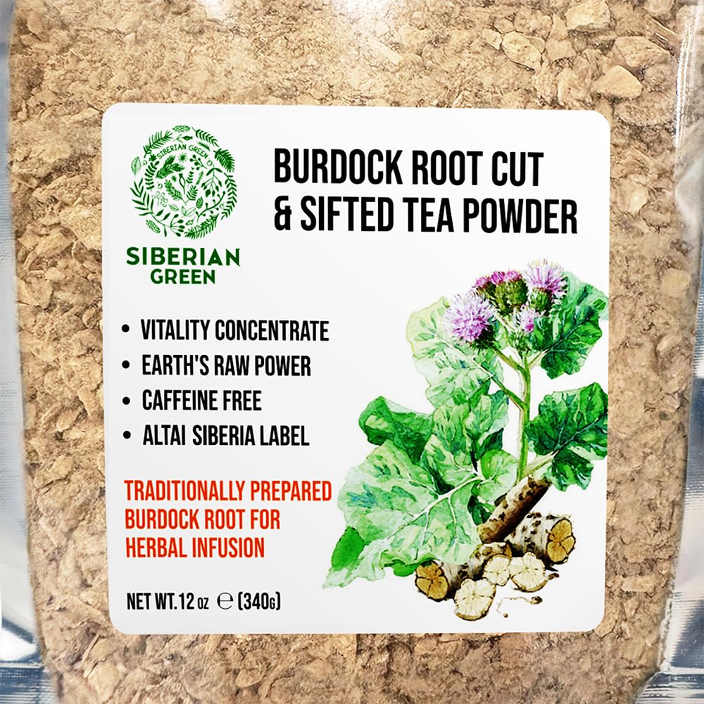Caffeine-free burdock root tea blend