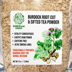 Caffeine-free burdock root tea blend
