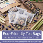 caffeine-free butterfly pea flower infusion