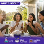 Caffeine-free butterfly pea tea blend
