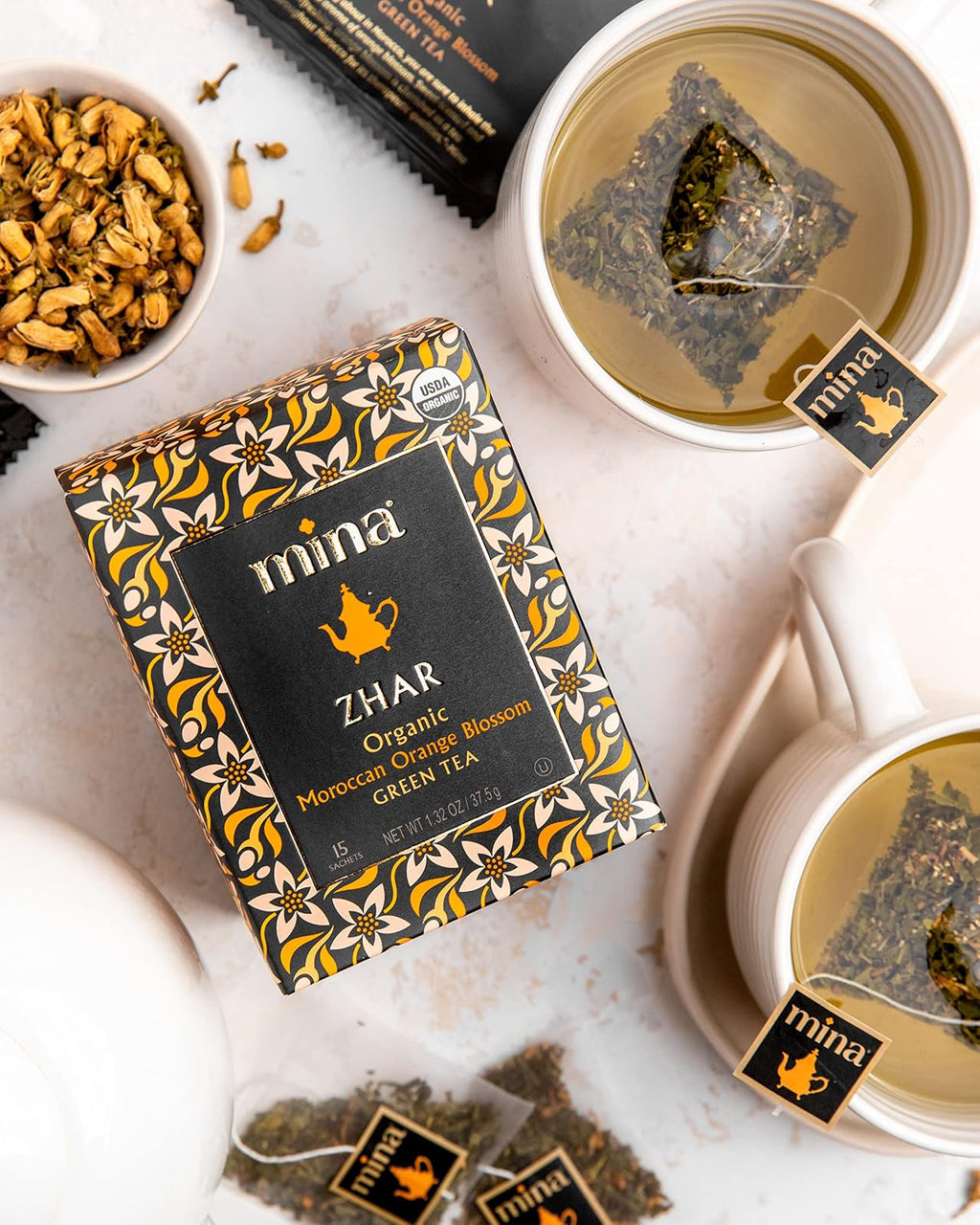 caffeine-free chamomile and orange blend