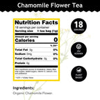 caffeine-free chamomile flower tea