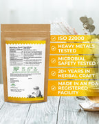 caffeine-free chamomile flowers infusion