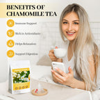 caffeine-free chamomile herbal infusion