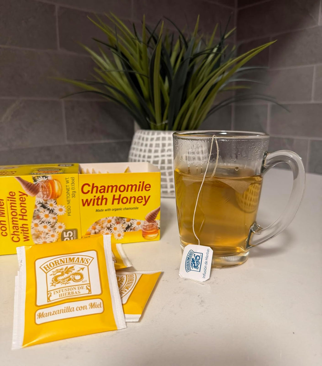 caffeine-free chamomile honey infusion