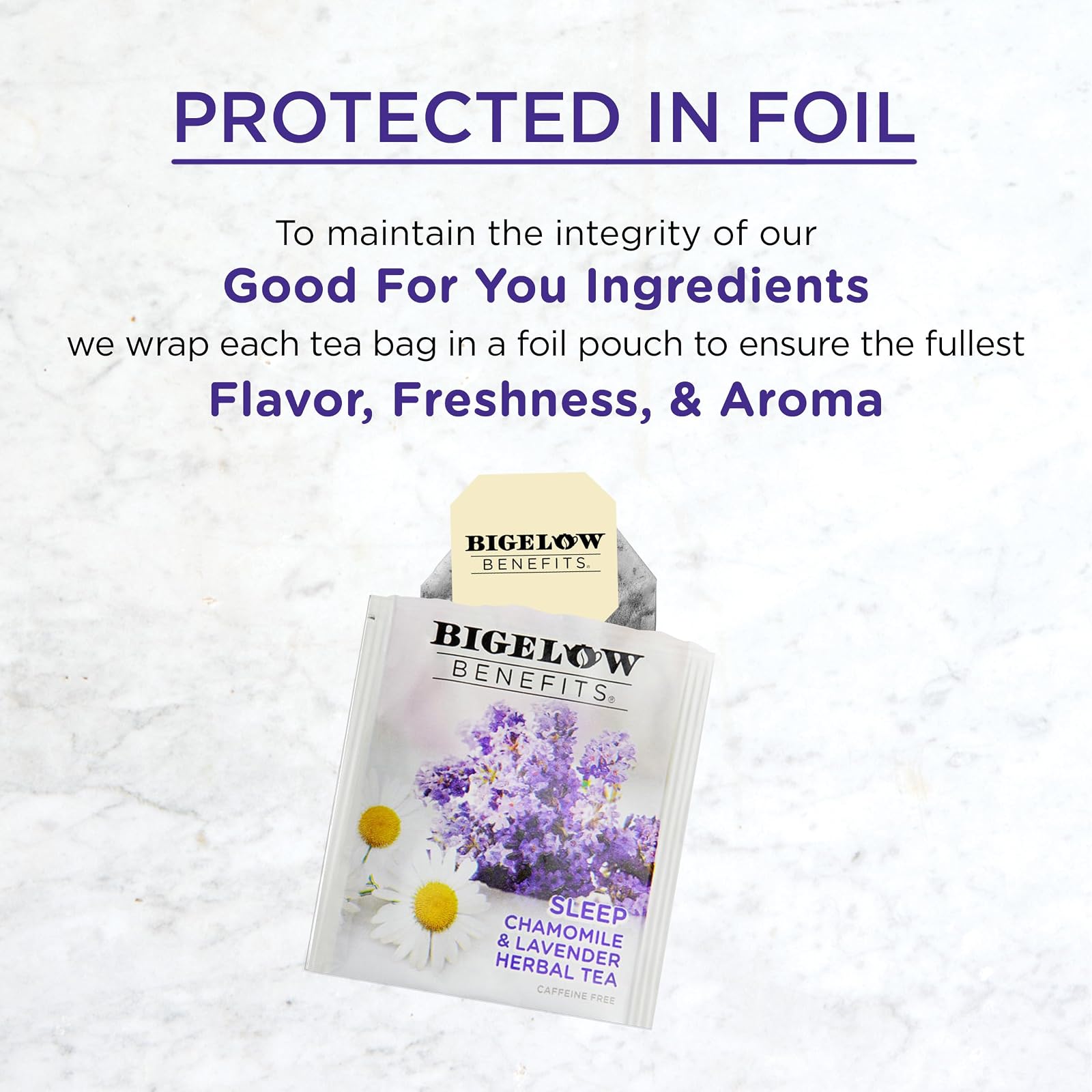 caffeine-free chamomile lavender infusion