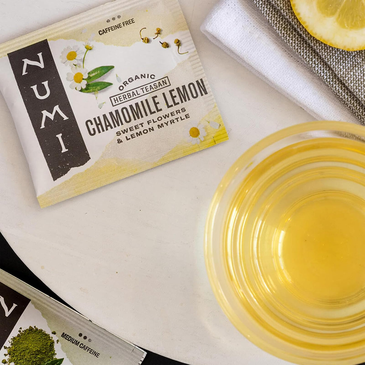 caffeine-free chamomile lemon infusion