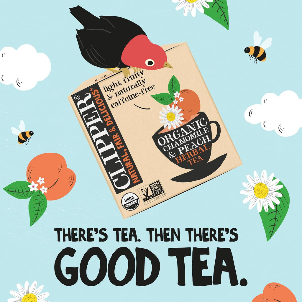 caffeine-free chamomile peach infusion