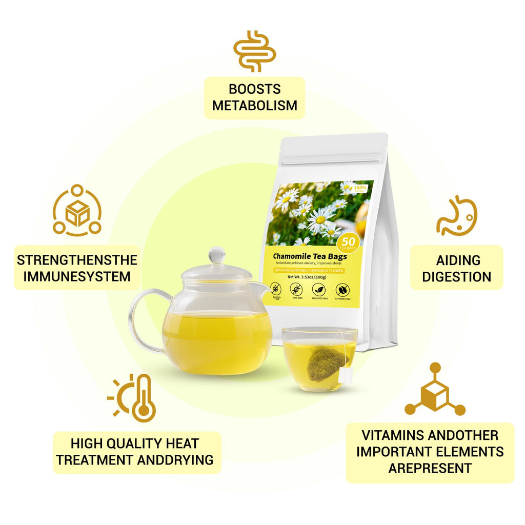 caffeine-free chamomile tea bags