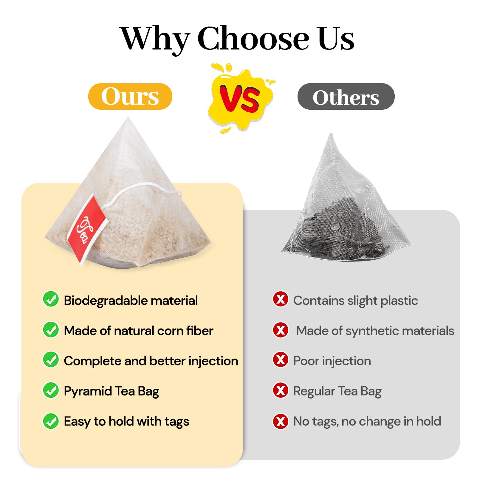 caffeine-free chamomile tea bags