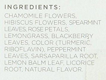 caffeine-free chamomile tea blend