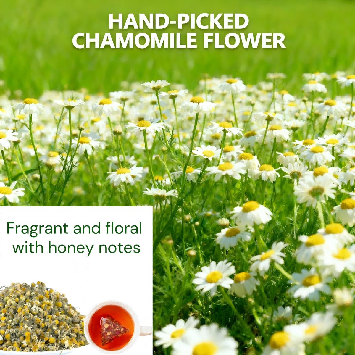 Caffeine-free chamomile tea blend
