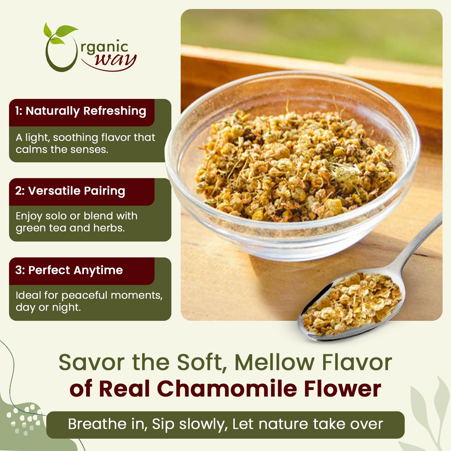 caffeine-free chamomile tea blend