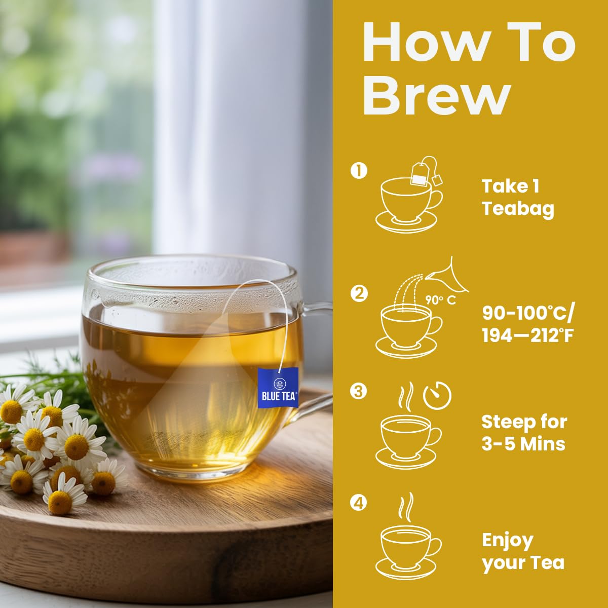 caffeine-free chamomile tea blend