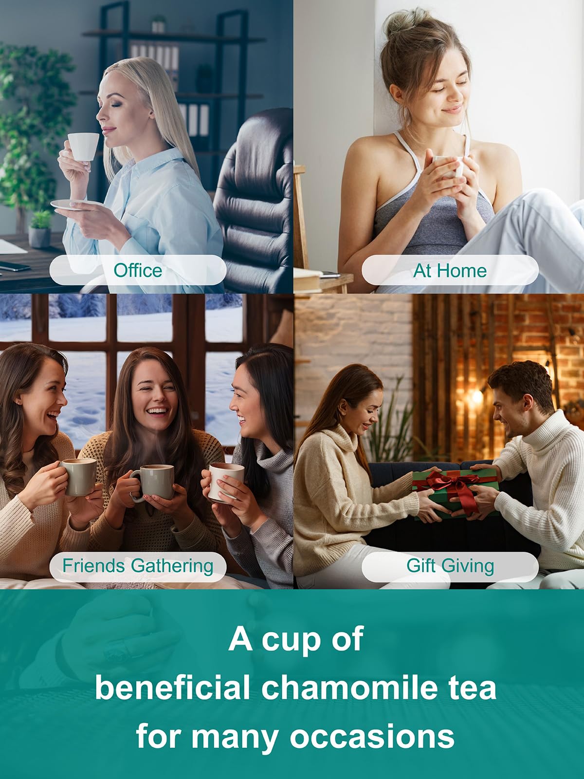 caffeine-free chamomile tea experience
