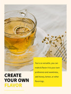 Caffeine-free chamomile tea for bedtime