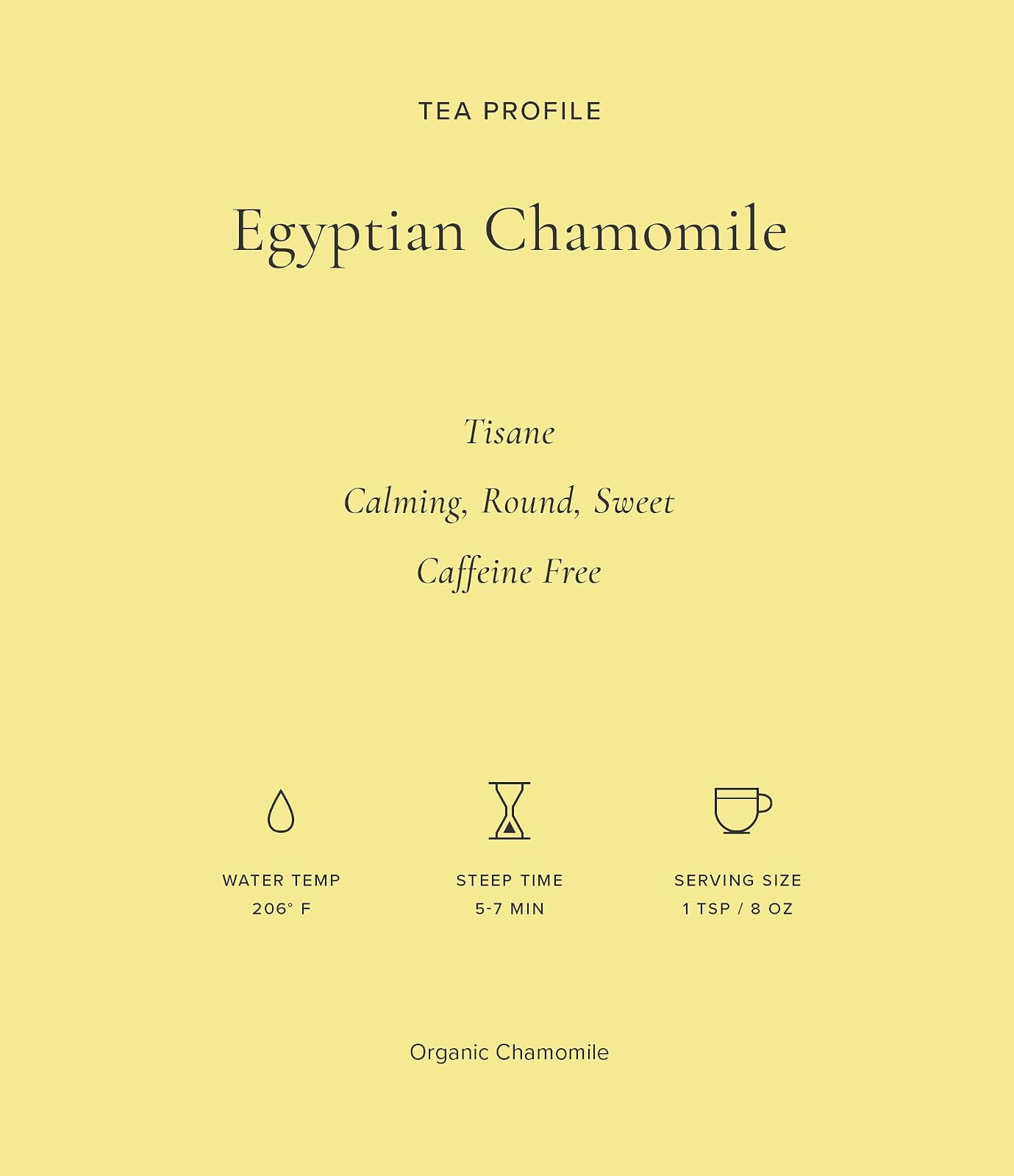 caffeine-free chamomile tea for sleep