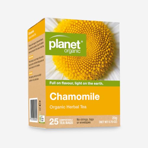 caffeine-free chamomile tea for soothing calm