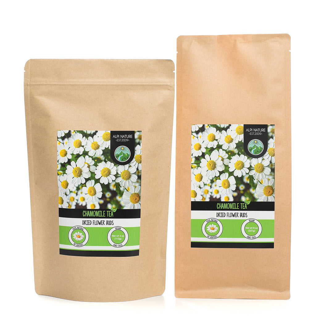 caffeine-free chamomile tea option