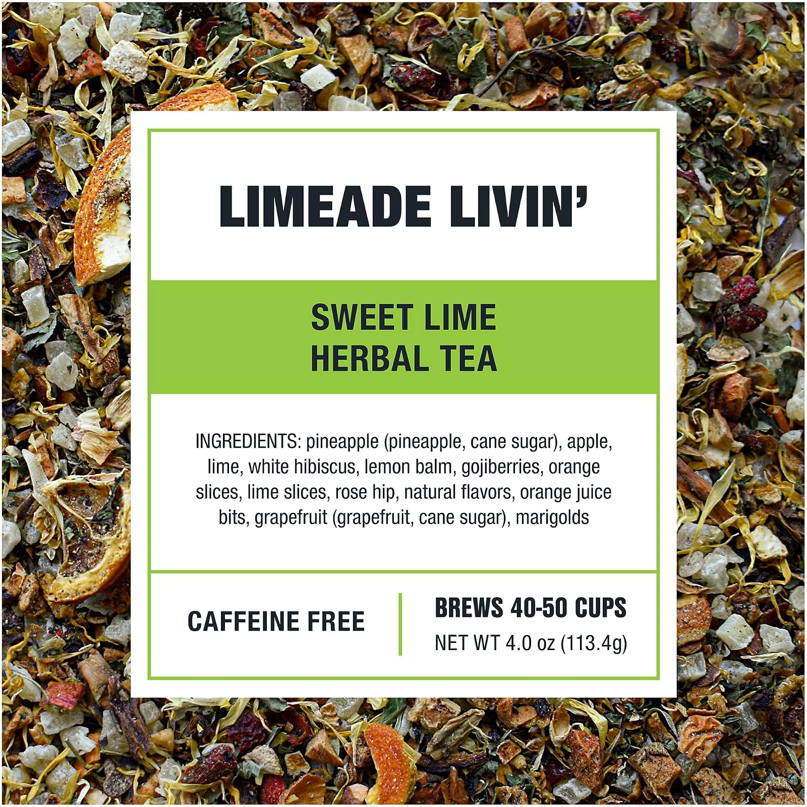 caffeine-free chamomile tea option