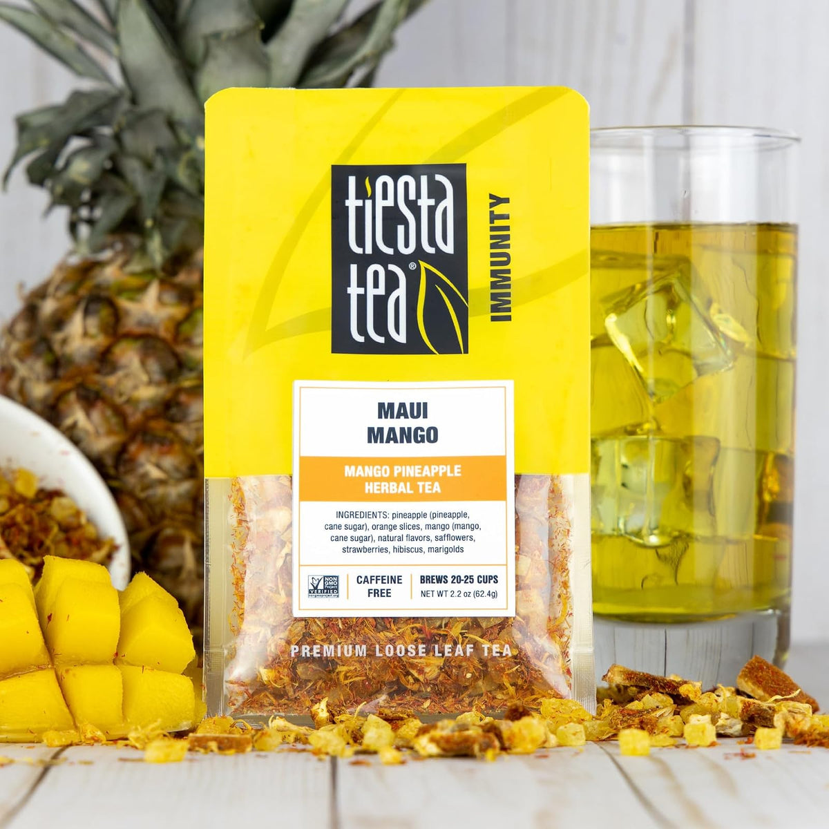 caffeine-free chamomile tea option