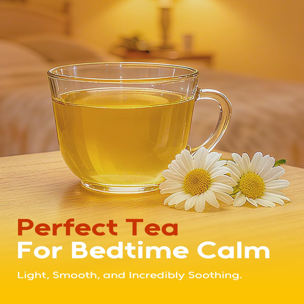 caffeine-free chamomile tea option