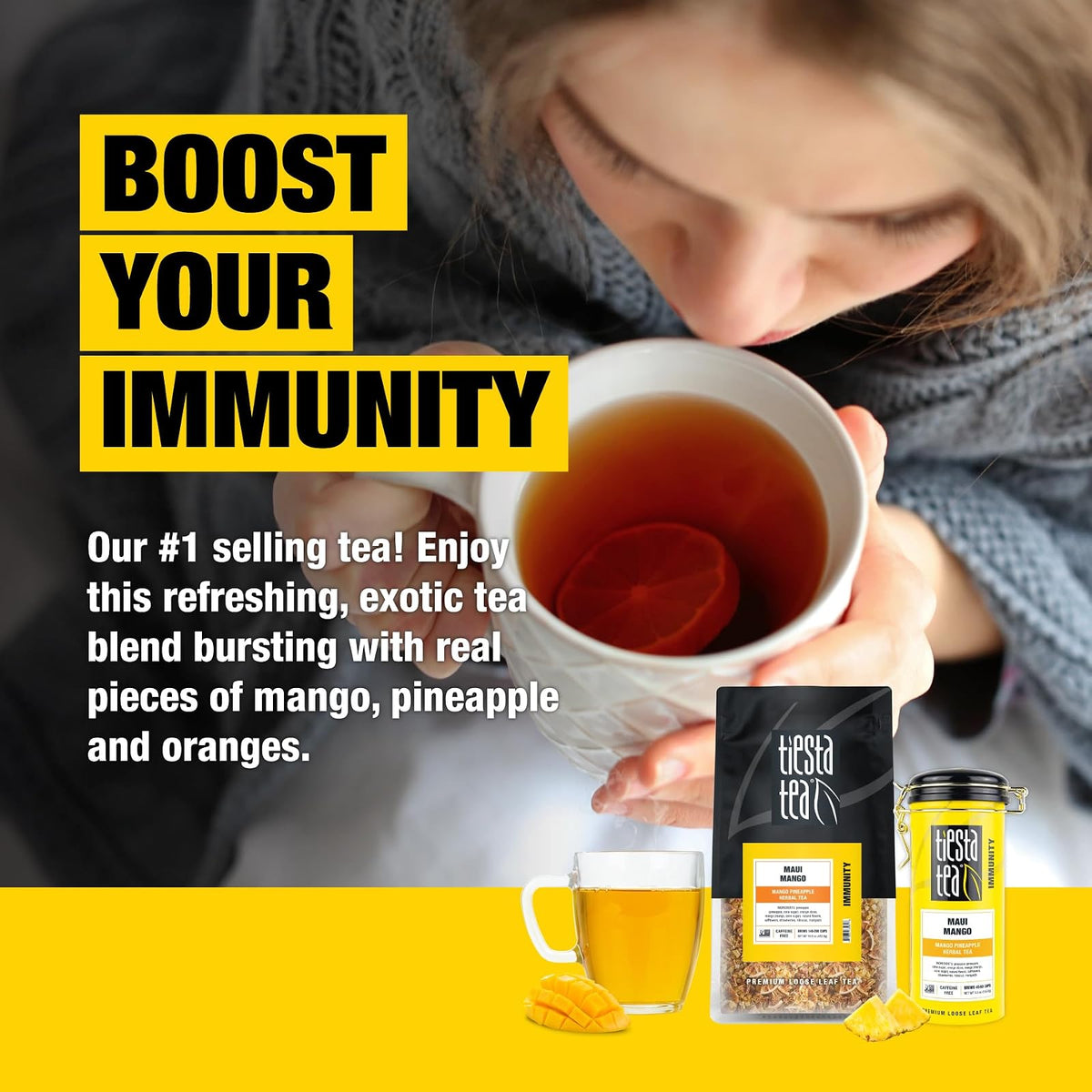 caffeine-free chamomile tea