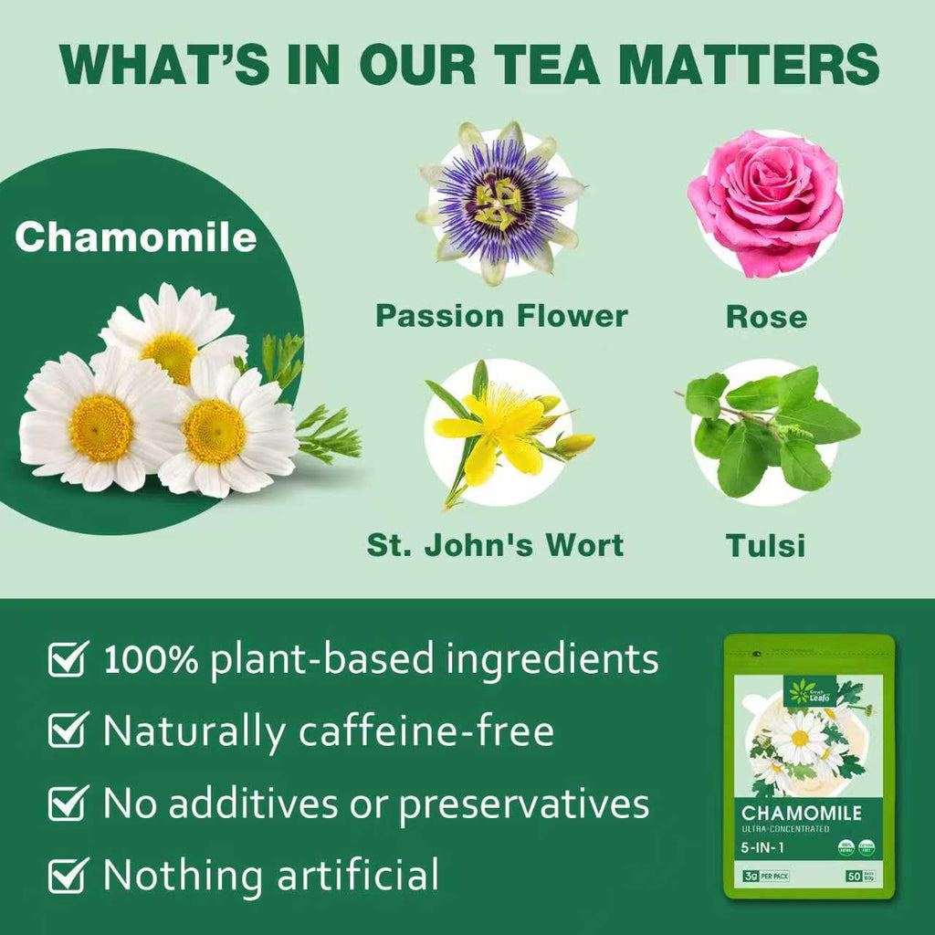 caffeine-free chamomile tea