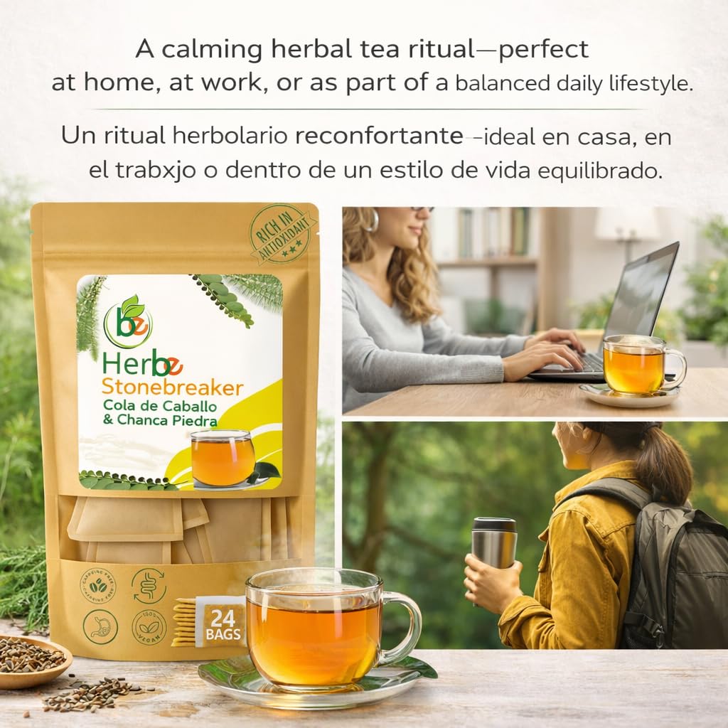 Caffeine-free Chanca Piedra tea bags