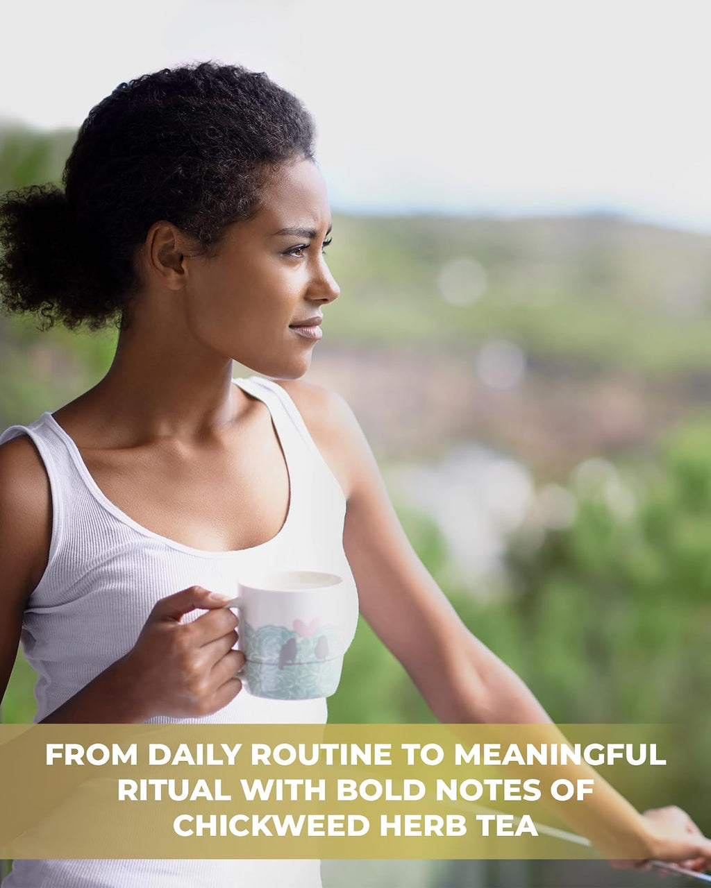caffeine-free chickweed tea option