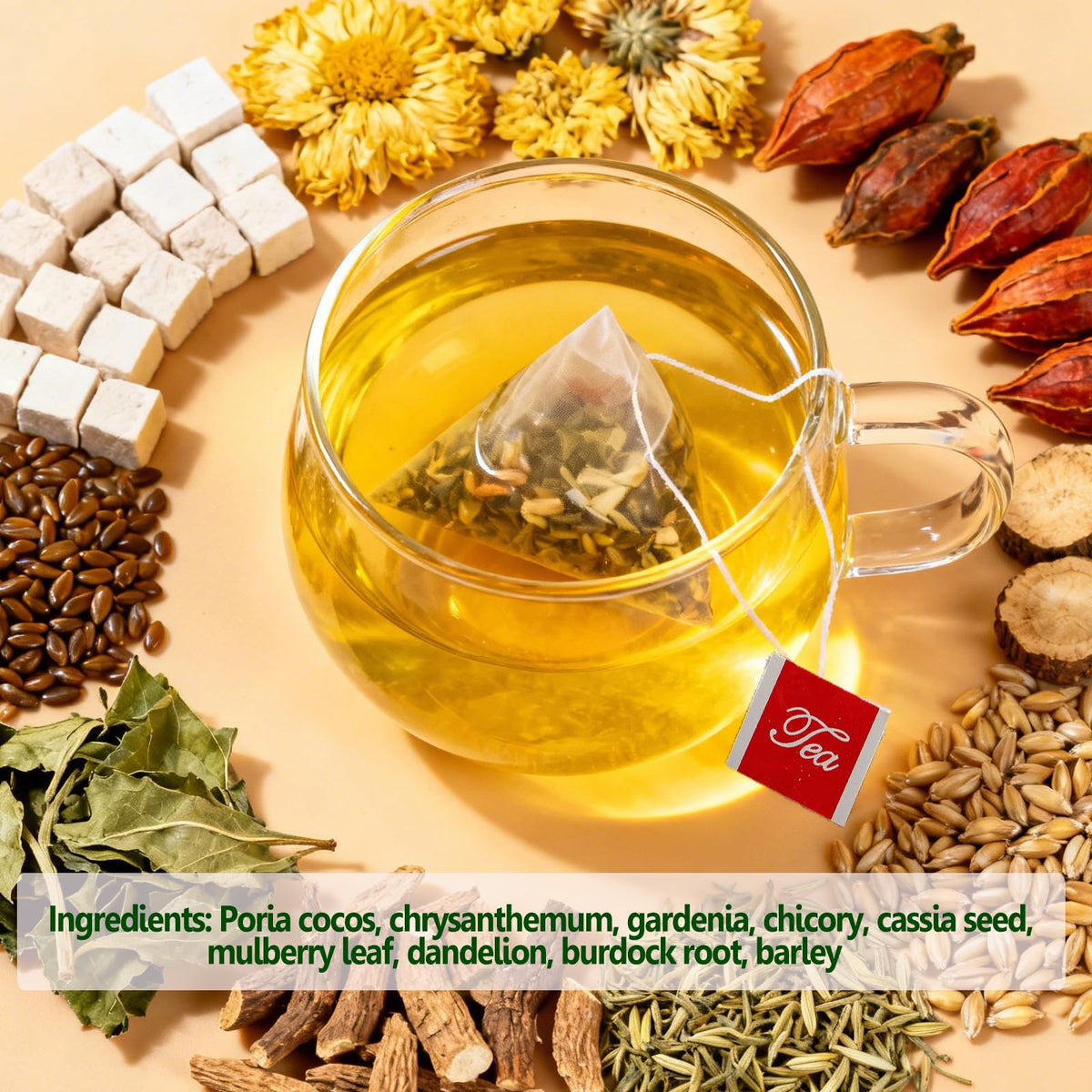 Caffeine-free chicory gardenia blend