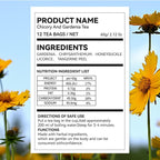 caffeine-free chicory gardenia tea blend