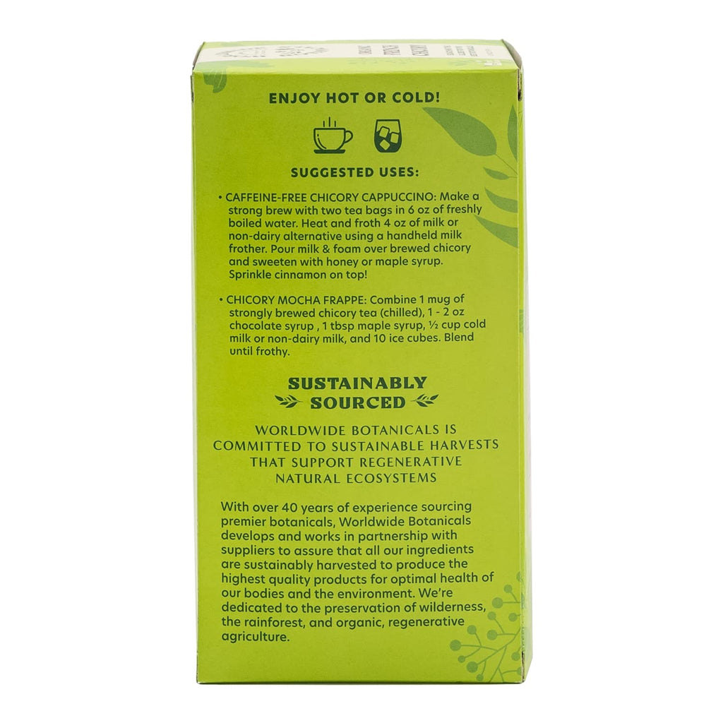 caffeine-free chicory root infusion