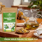 caffeine-free chrysanthemum flower tea