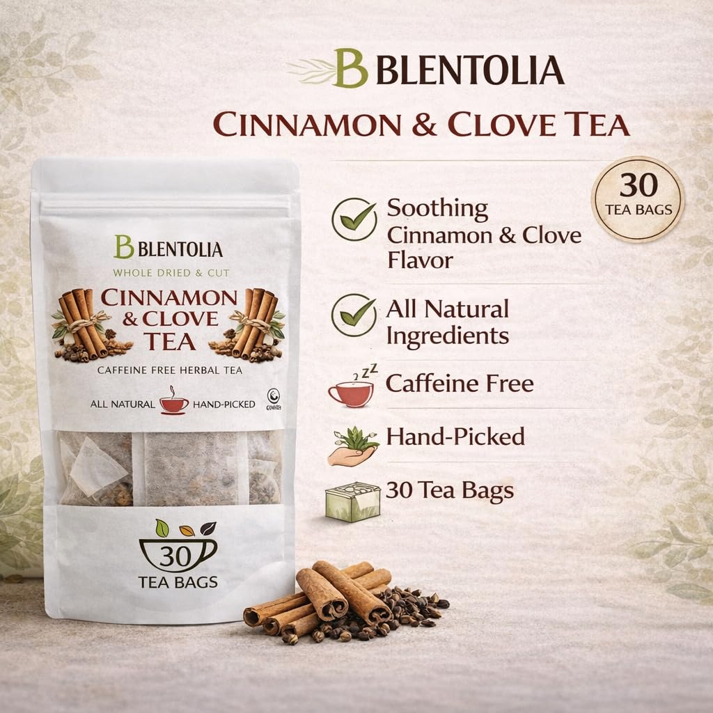 caffeine-free cinnamon clove tea bags