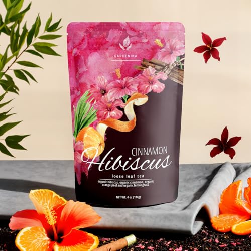 caffeine-free cinnamon hibiscus infusion