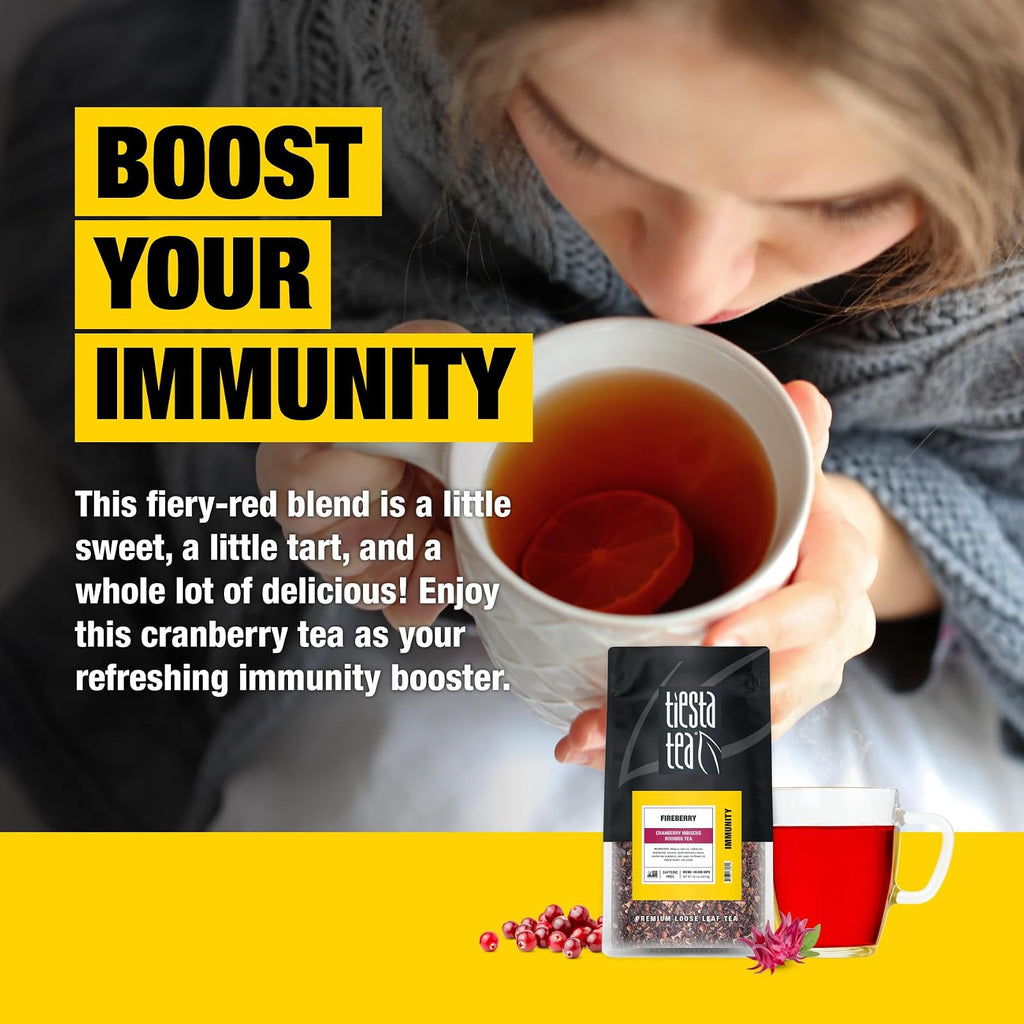 Caffeine-free cranberry hibiscus tea