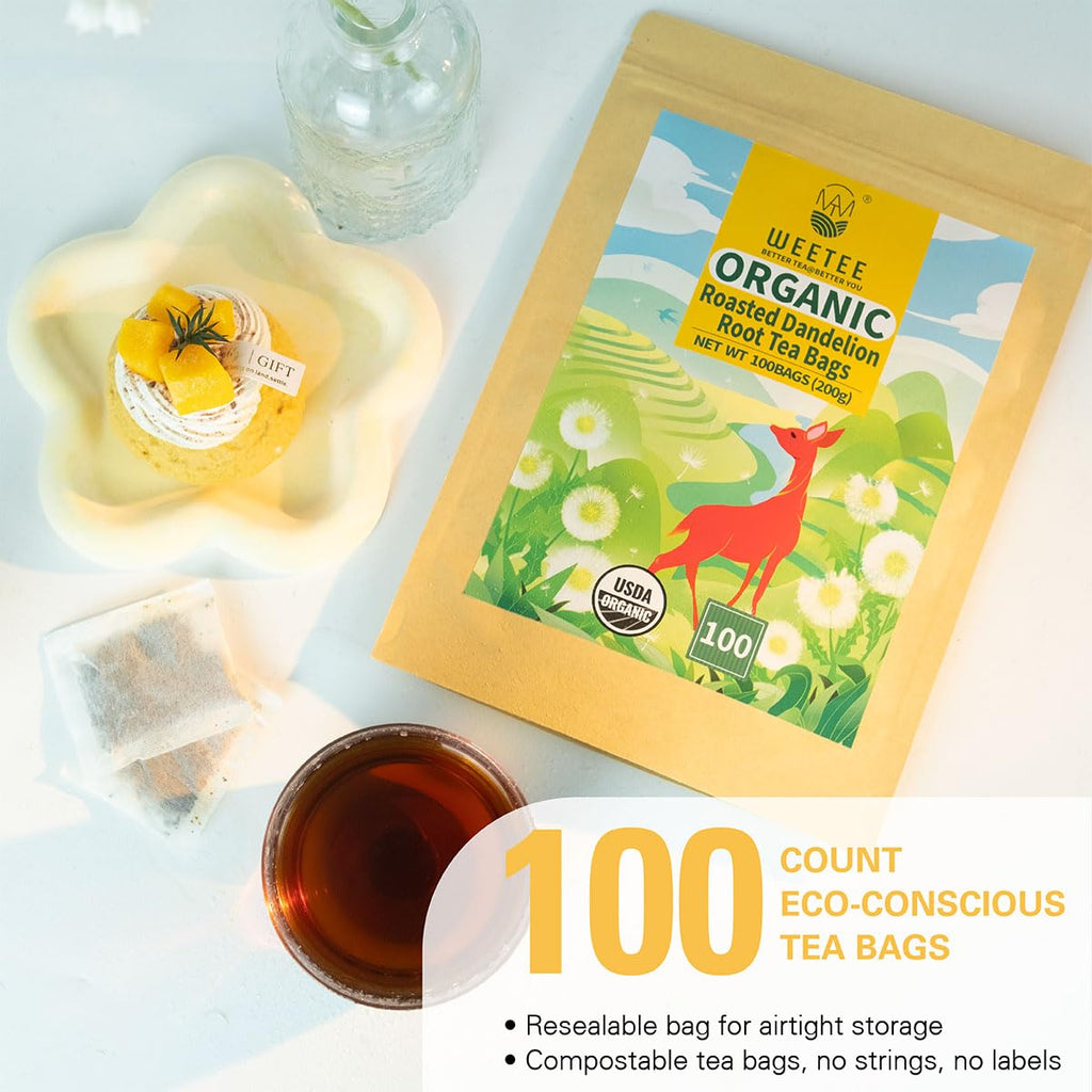 caffeine-free dandelion herbal tea