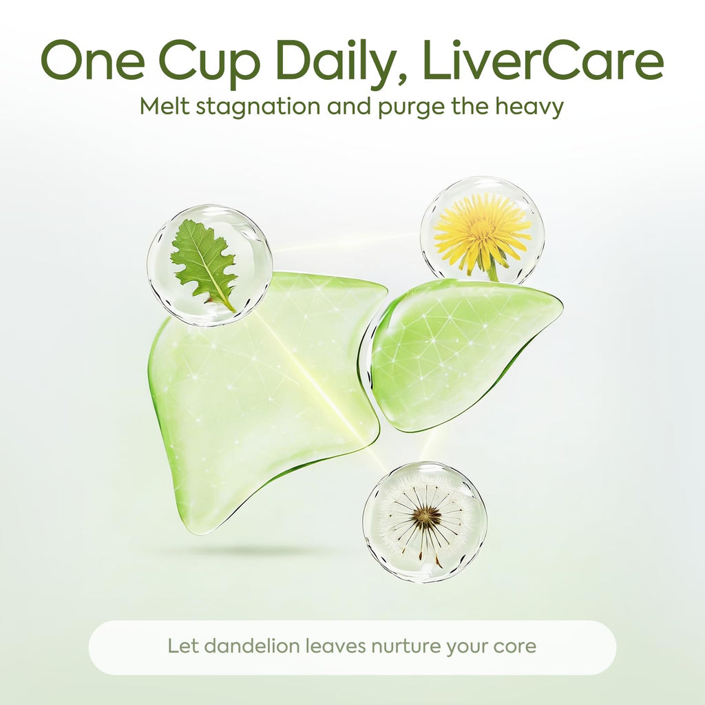 caffeine-free dandelion leaf infusion