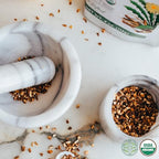 caffeine-free dandelion root infusion
