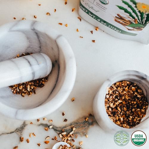 caffeine-free dandelion root infusion