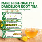 Caffeine-free dandelion root infusion