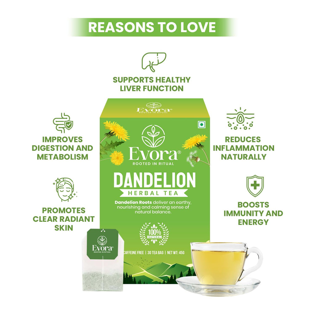 caffeine-free dandelion root infusion