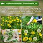 caffeine-free dandelion root tea