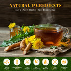 Caffeine-free dandelion root tea