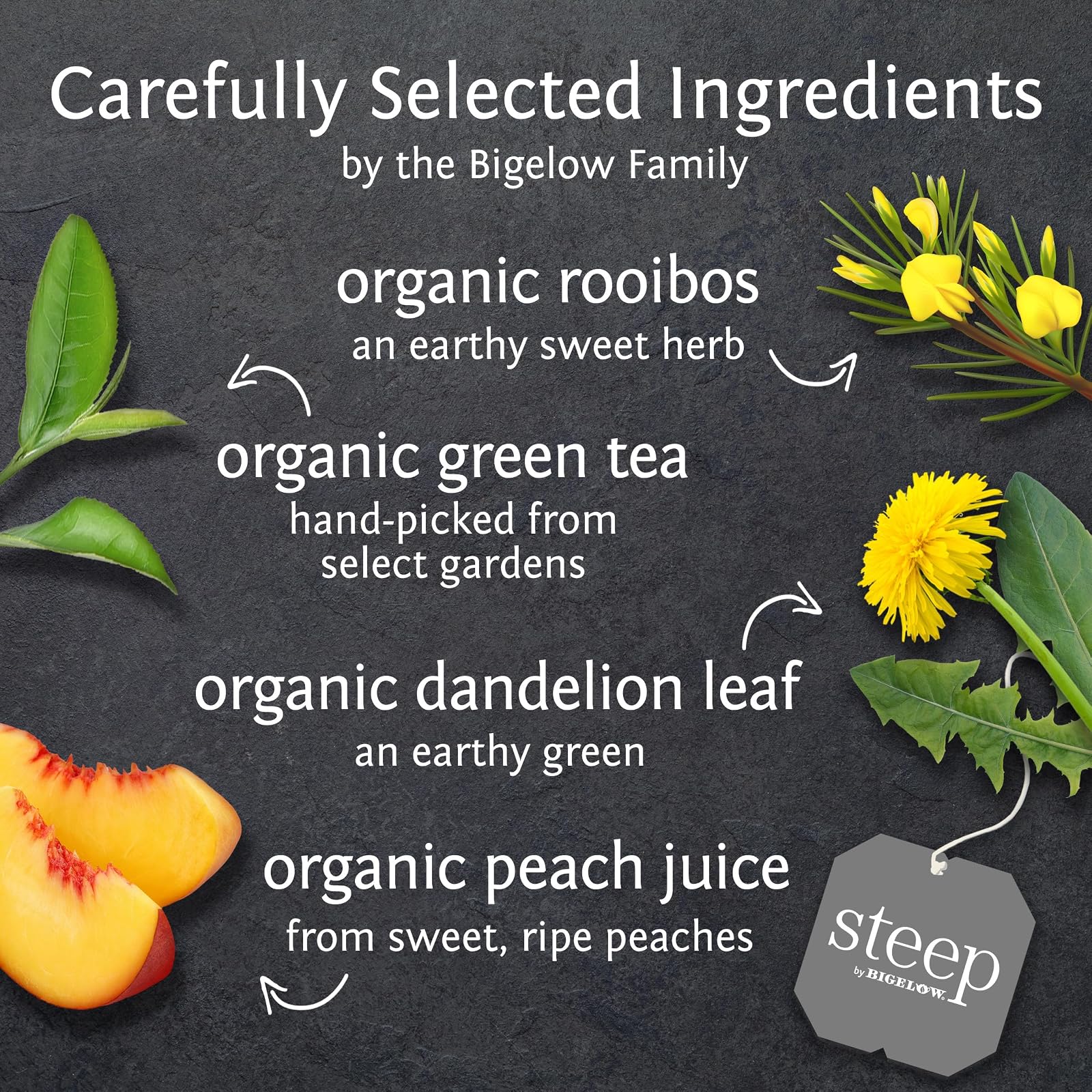 caffeine-free dandelion tea bags