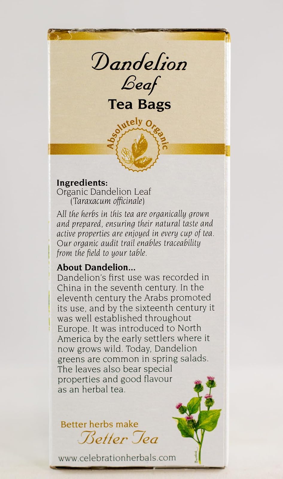 caffeine-free dandelion tea blend
