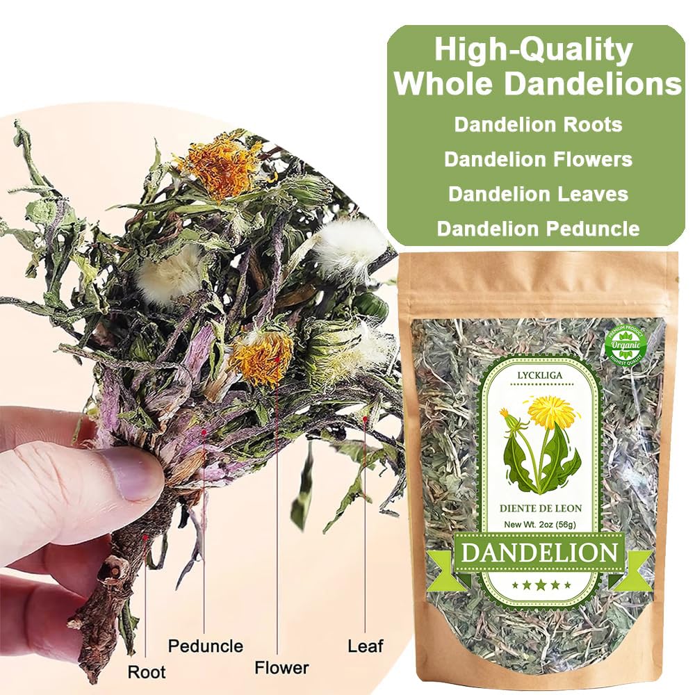Caffeine-free dandelion tea blend